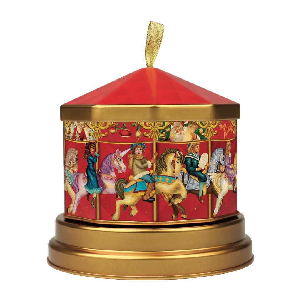 Windel Musical Christmas Carousel (assorted chocolates) Tin, 5.3 oz ...