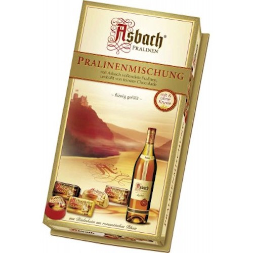 Asbach Chocolate Praline Assortment with Brandy in Gift Box 4.4 oz ...