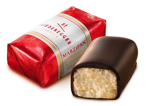 Niederegger Dark Chocolate Covered Marzipan Loaf Petit 0.5 oz - The ...