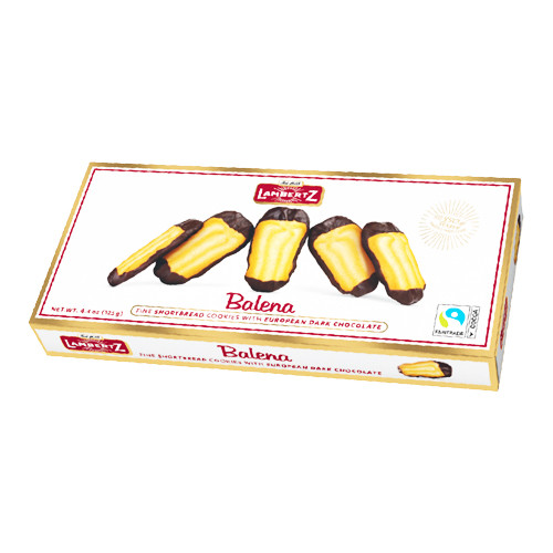 Lambertz Balena Dark Chocolate Dipped Shortbread Cookies, 4.4 oz - The ...