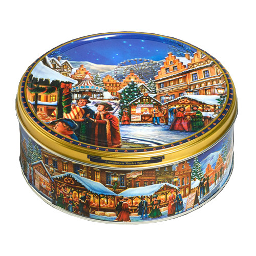 Jacobsens "Copenhagen Market Square" Butter Cookies Tin 5.29 oz - The ...