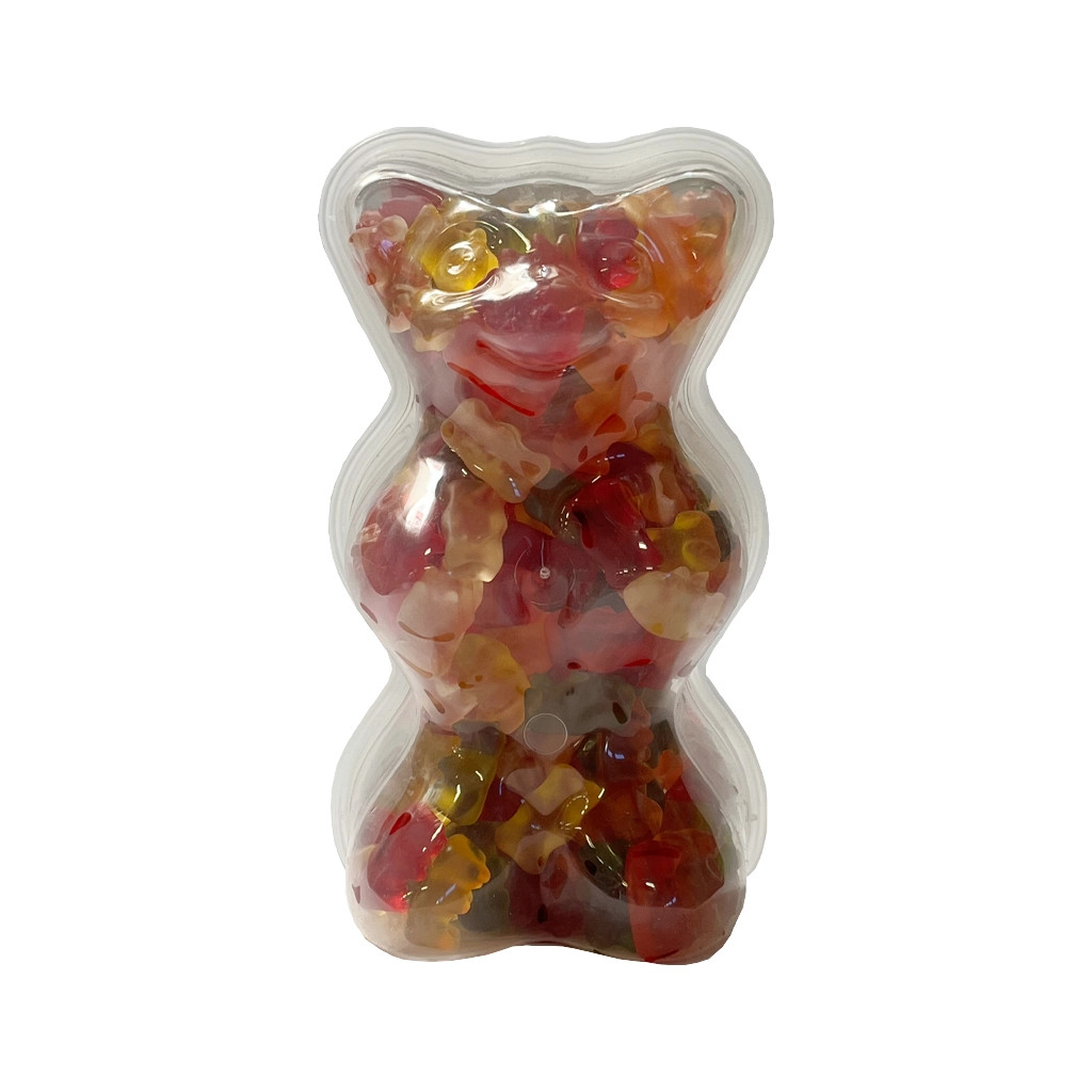 Haribo Gold Bears Gummies in bear-shaped tub, 450g - made in Germany ...