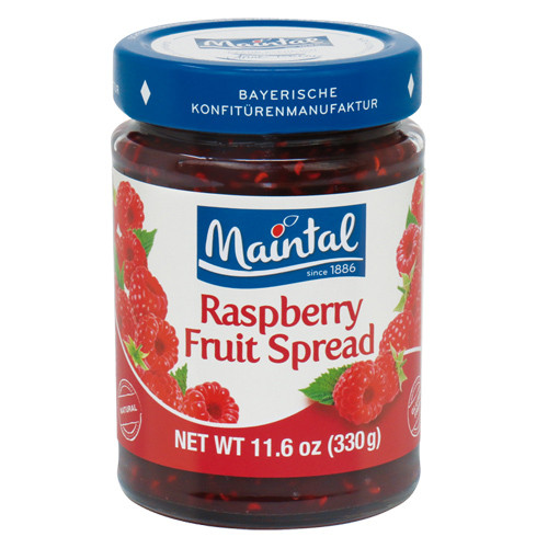 Maintal Bavarian Raspberry Fruit Spread 11.6 oz - The Taste of Germany