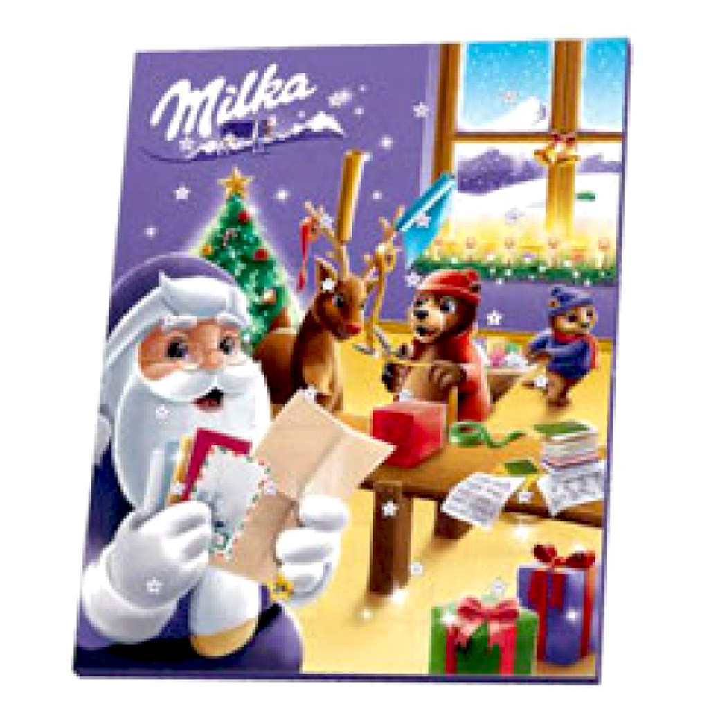 Milka "Santa" Chocolate-Filled Advent Calendar, 90g - The Taste of Germany
