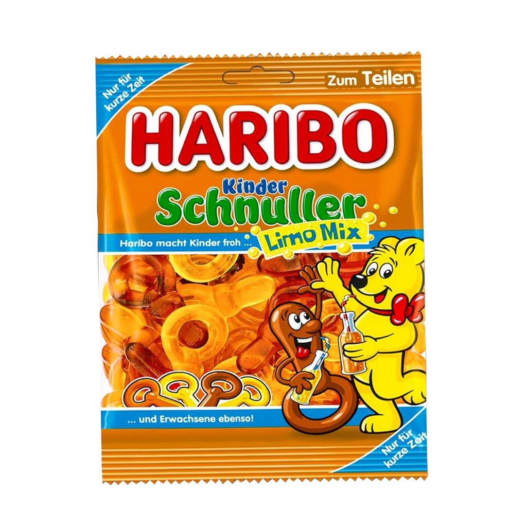 Haribo "Schnuller" Limo Mix Gummy Candies 175g - The Taste of Germany