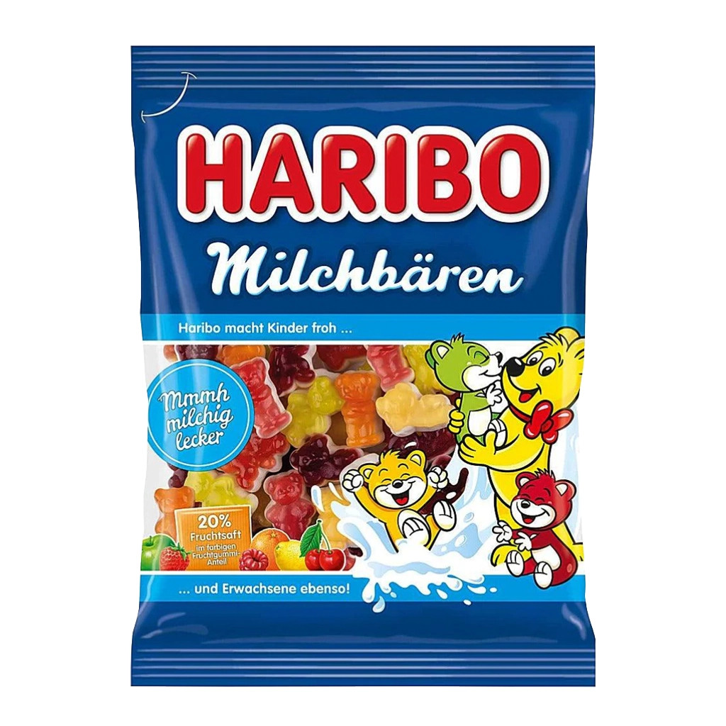 Haribo "Milch Bären" Milk Gummy Bears, 160g - Made in Germany - The ...