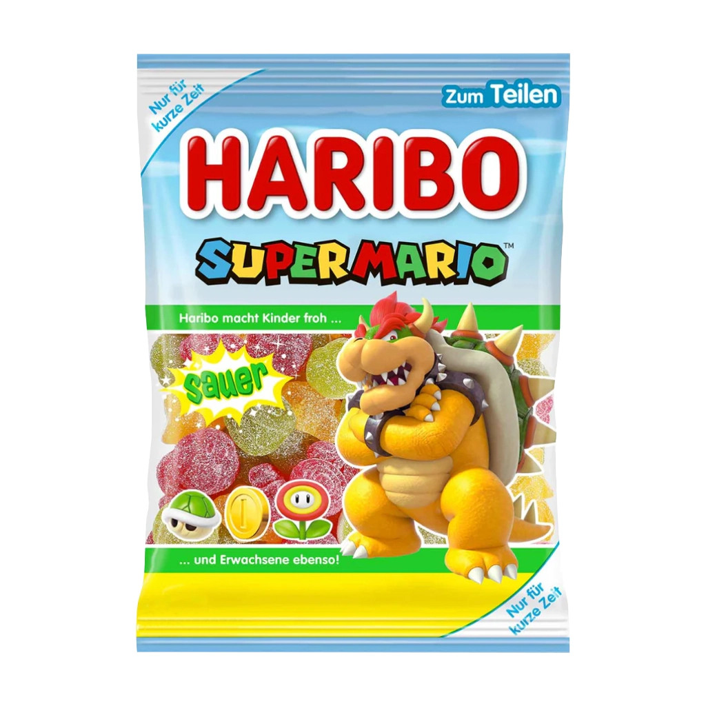 Haribo “Supermario” Sour Gummies, 175g - Made in Germany - The Taste of ...