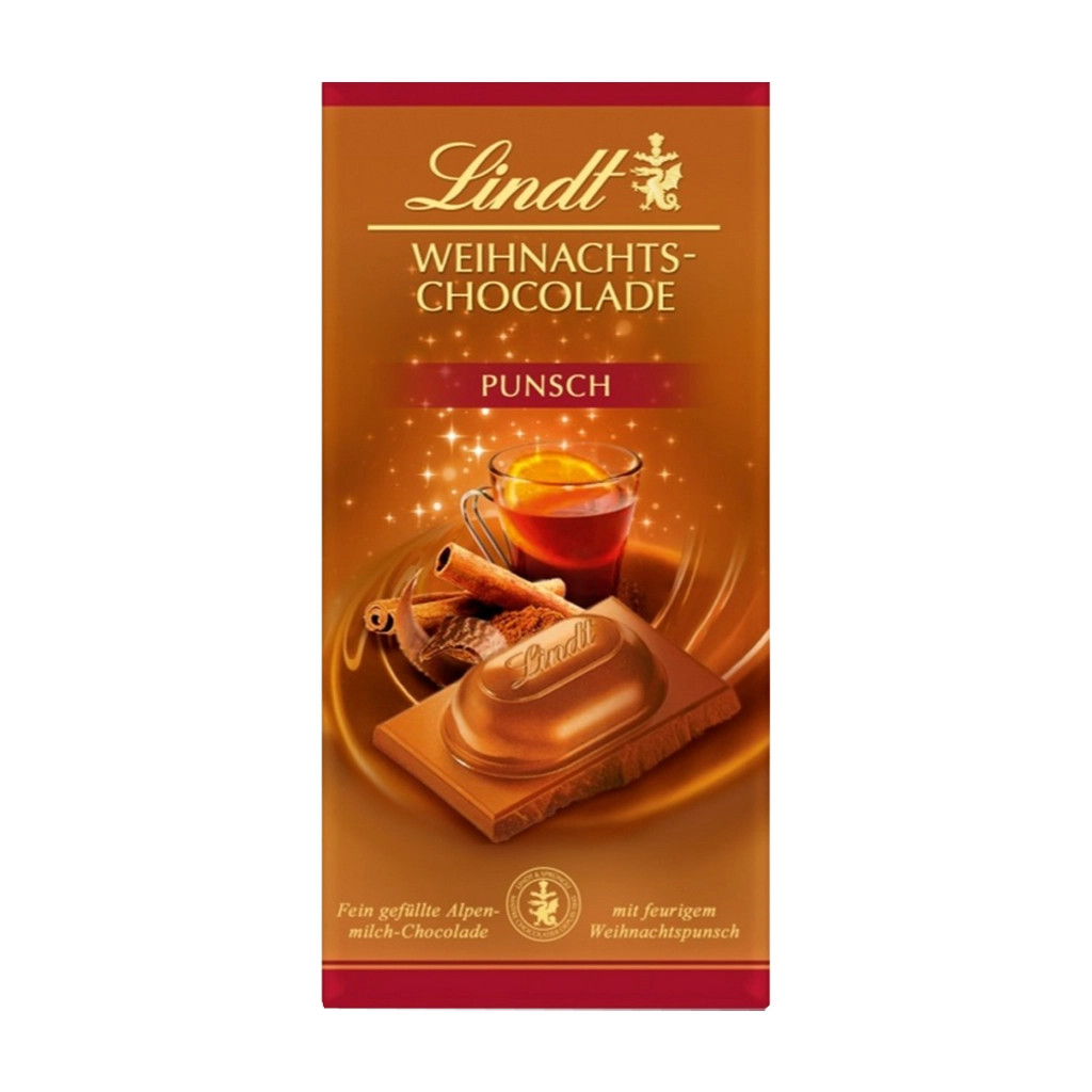 Lindt "Weinachts Punsch” Filled Chocolate Bar, 3.5 oz (100g) - The ...