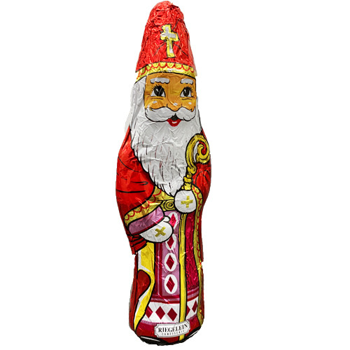 Riegelein Chocolate St.Nicholas, Hollow 8.2 in - The Taste of Germany