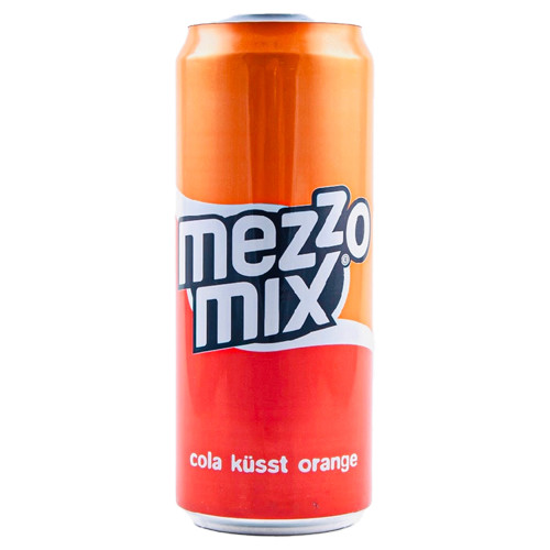 Mezzo Mix Cola-Orange Soda in Can, 11.2 oz - The Taste of Germany
