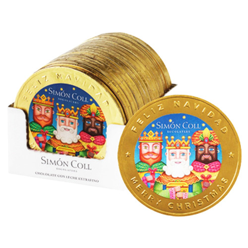 Simón Coll Three Kings Day Chocolate Medallions, 2.1 oz - The Taste of ...