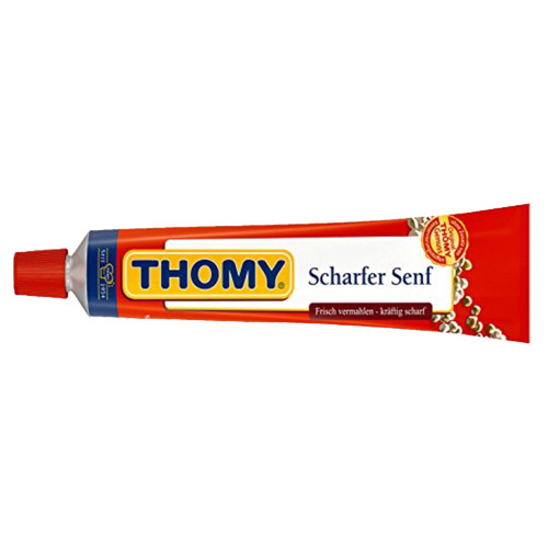 Thomy Hot "Deli" Mustard in Squeezable Tube 3.4 oz - The Taste of Germany