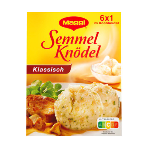 Maggi German Bread Dumpling Mix, "Semmel Knoedel" Boil in Bag, 6.8 oz ...