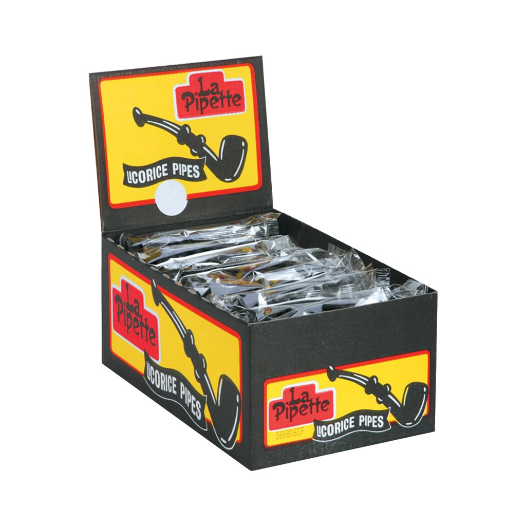 La Pipette Black Licorice Pipes, 1 oz