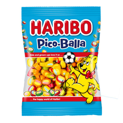 Haribo "Pico-Balla" Mixed Gummy and Marshmallow Candies, 160g - Made in ...