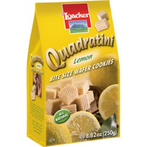 Loacker Lemon Wafer Cubes, 8.8 oz. - The Taste of Germany