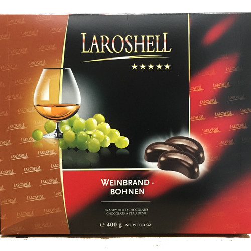 Laroshell German Chocolate Brandy Beans 14 oz. - The Taste of Germany