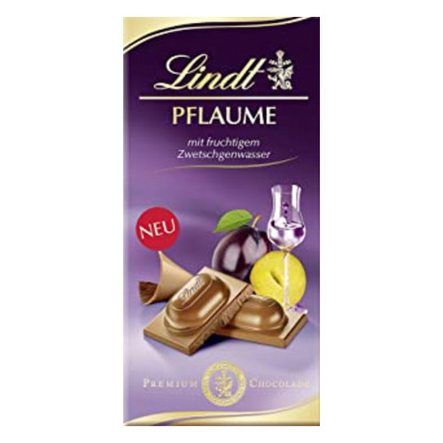 Lindt "Plum Brandy" Liquor-Filled Chocolate Bar, 3.5 oz - The Taste of ...