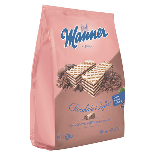 Manner Austrian Chocolate Cream Wafers 2.6 oz. - The Taste of Germany