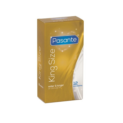 Pasante King Size Condoms-12 pack - Dirty Little Things