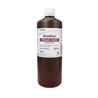 Riodine Antiseptic Solution 500ml - AHP Dental & Medical - AHP Dental ...