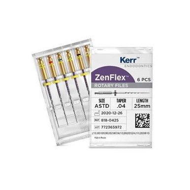 Kerr ZenFlex NiTi Rotary Shaping File - 0.04 Taper, 21mm - AHP Dental ...