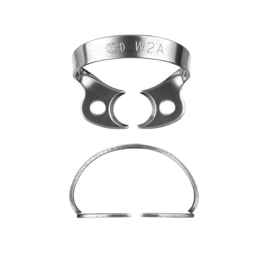 Dentech Rubber Dam Clamps, Glossy - Bicuspid, Wingless - AHP Dental ...