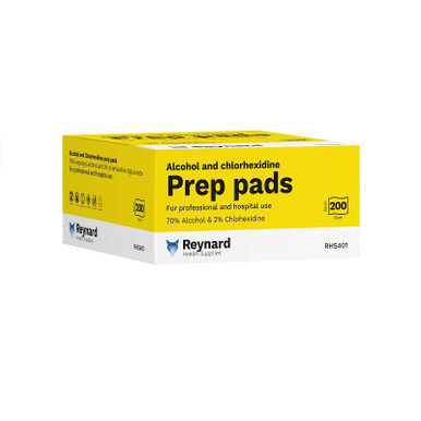 Reynard Alcohol and Chlorhexidine Prep Pads - AHP Dental & Medical ...