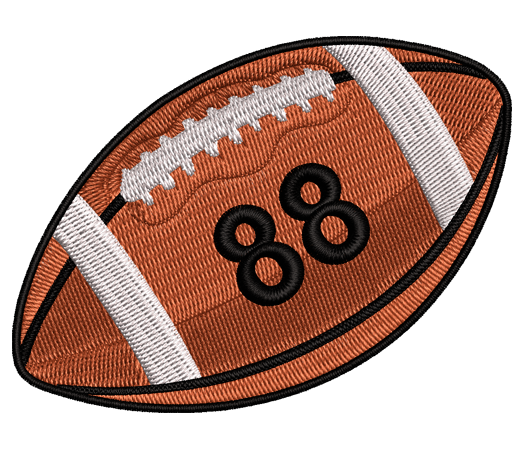 Custom Soccer Ball Embroidered Patch - UPTOWN STITCH GIRL
