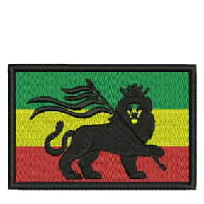 Rasta Lion Of Judah Embroidered Patch - UPTOWN STITCH GIRL