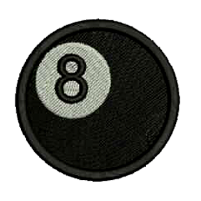 Custom Soccer Ball Embroidered Patch - UPTOWN STITCH GIRL