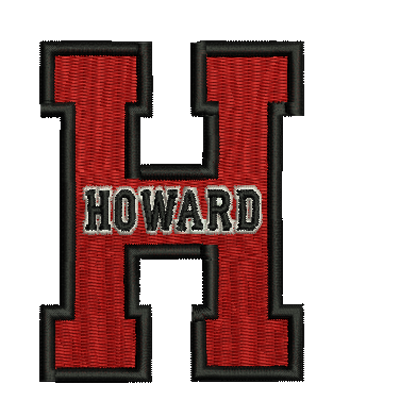 Howard Letter H Embroidered Patch - UPTOWN STITCH GIRL