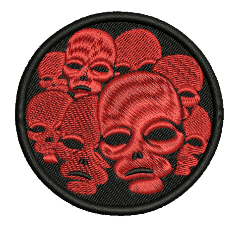 Aliens Embroidered Patch - UPTOWN STITCH GIRL