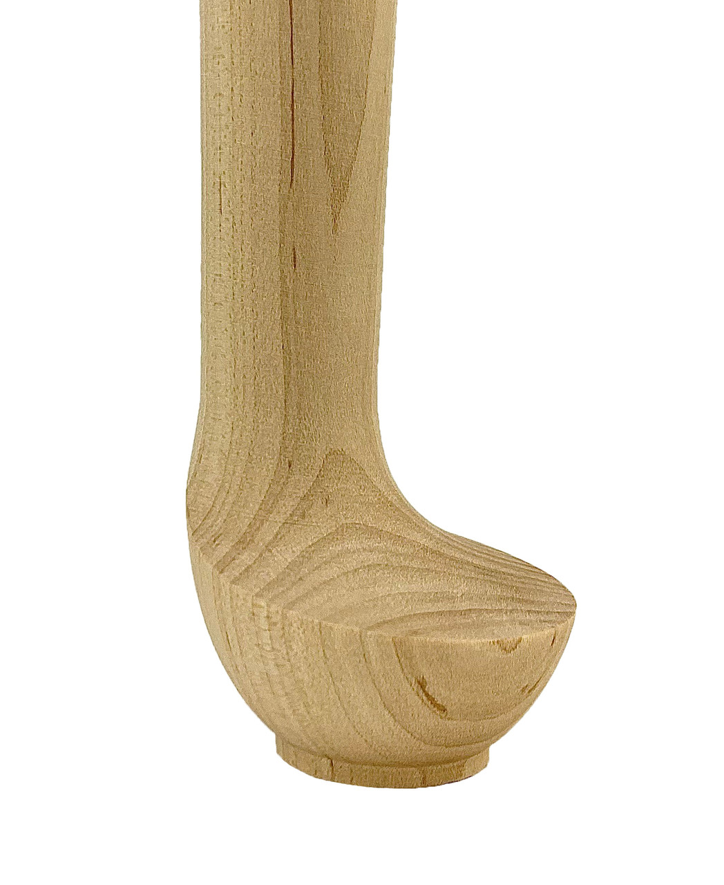 Turned Spoon Foot Furniture Table Leg - 29" Tall x 2" Wide - Highland ...