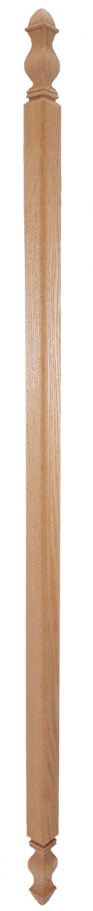 Square On Square Traditional Corner Guard Both Ends Turned - 48" Tall x ...