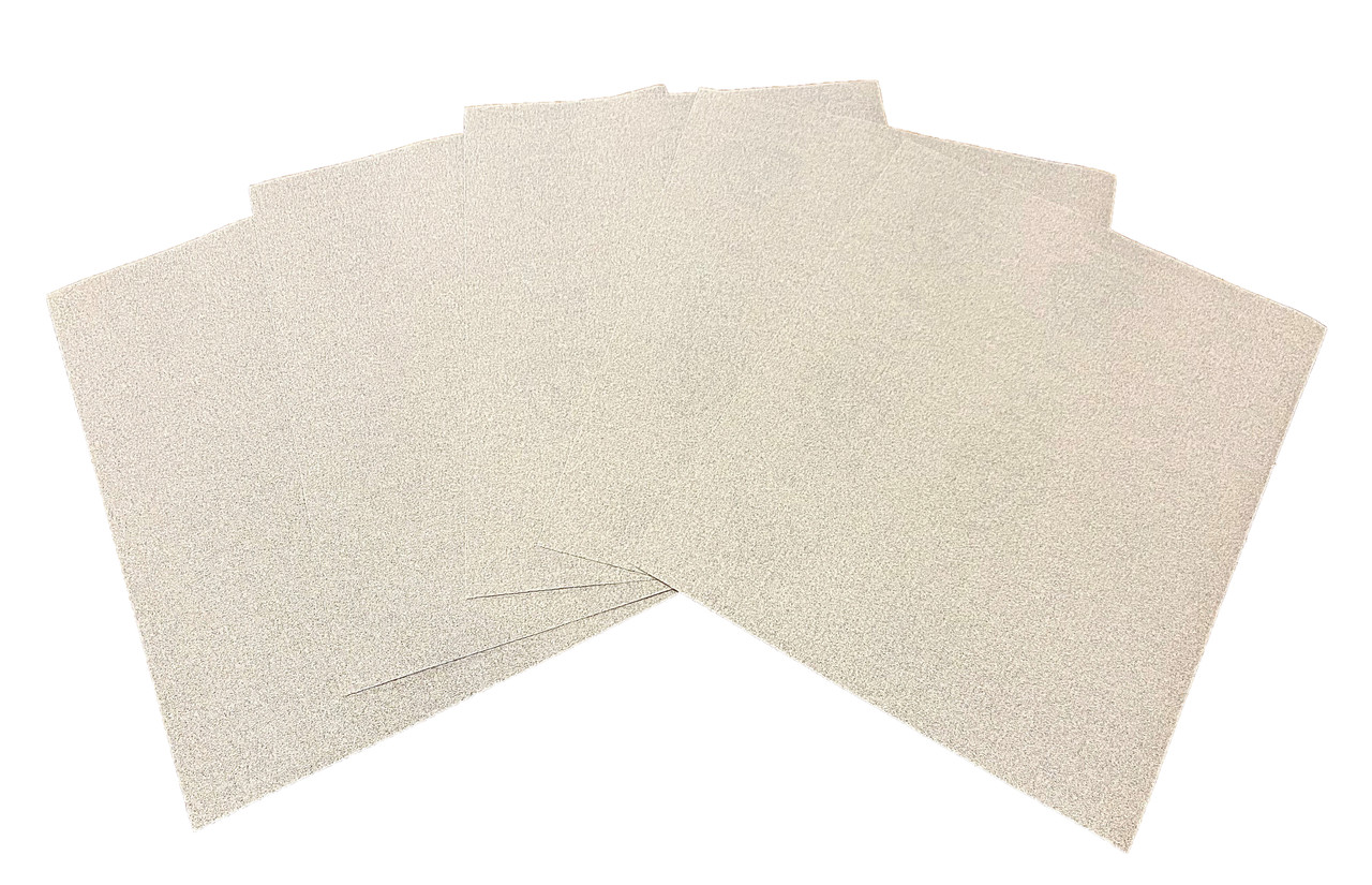 Abrasive Sheets 2 - 11" Tall x 9" Wide - Sandpaper 5 Pack - Highland ...