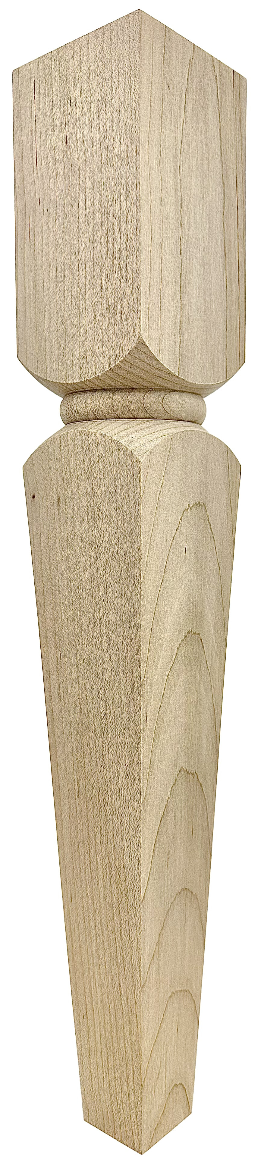 Modern Tapered Kirtland Bench Table Leg - 18" Tall x 2 3/4" Wide ...