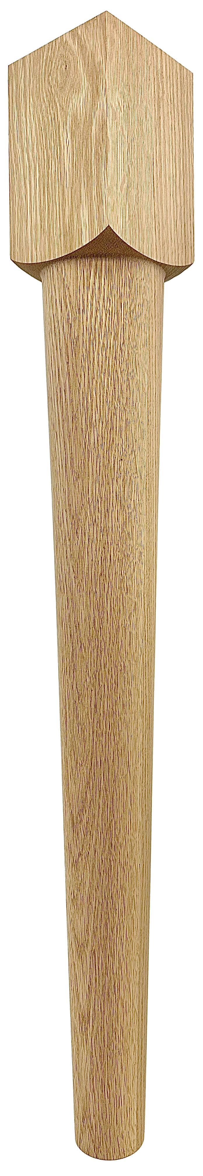 2 Sided Tapered Dining Table Leg - 29" Tall x 3 1/2" Wide - Highland ...