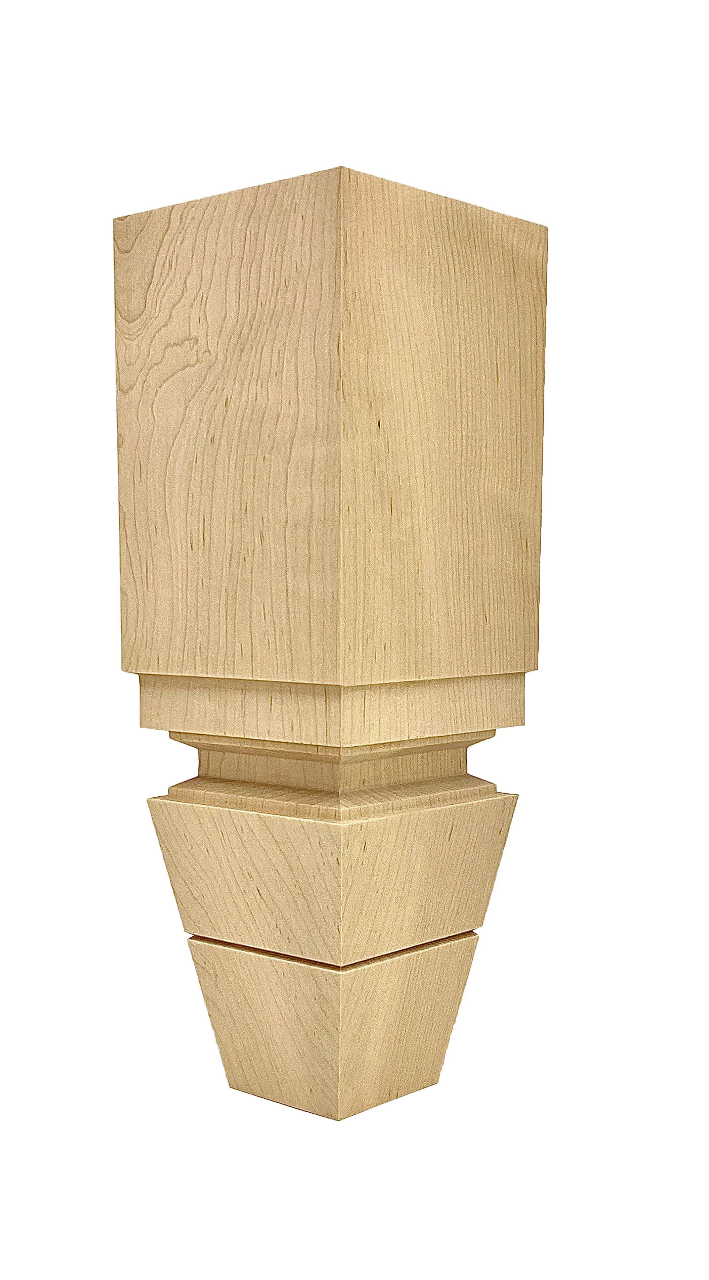 Square Baymont Sofa Leg - 10" Tall x 3 1/2" Wide - Highland Manor Wood ...