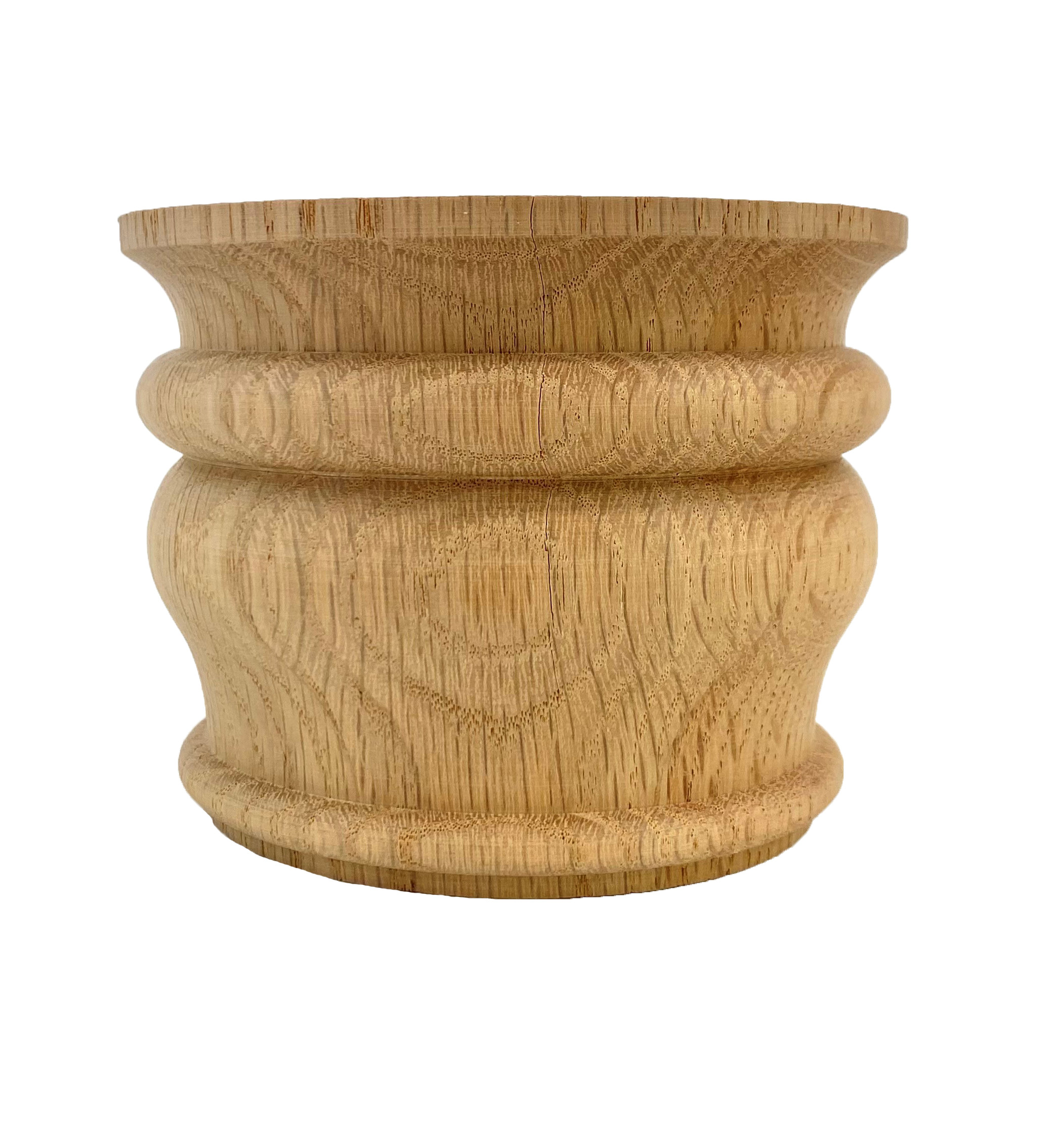 Massive Square Tavern Bun Foot - 3 5/8" Tall x 4 3/4" Wide - Highland ...