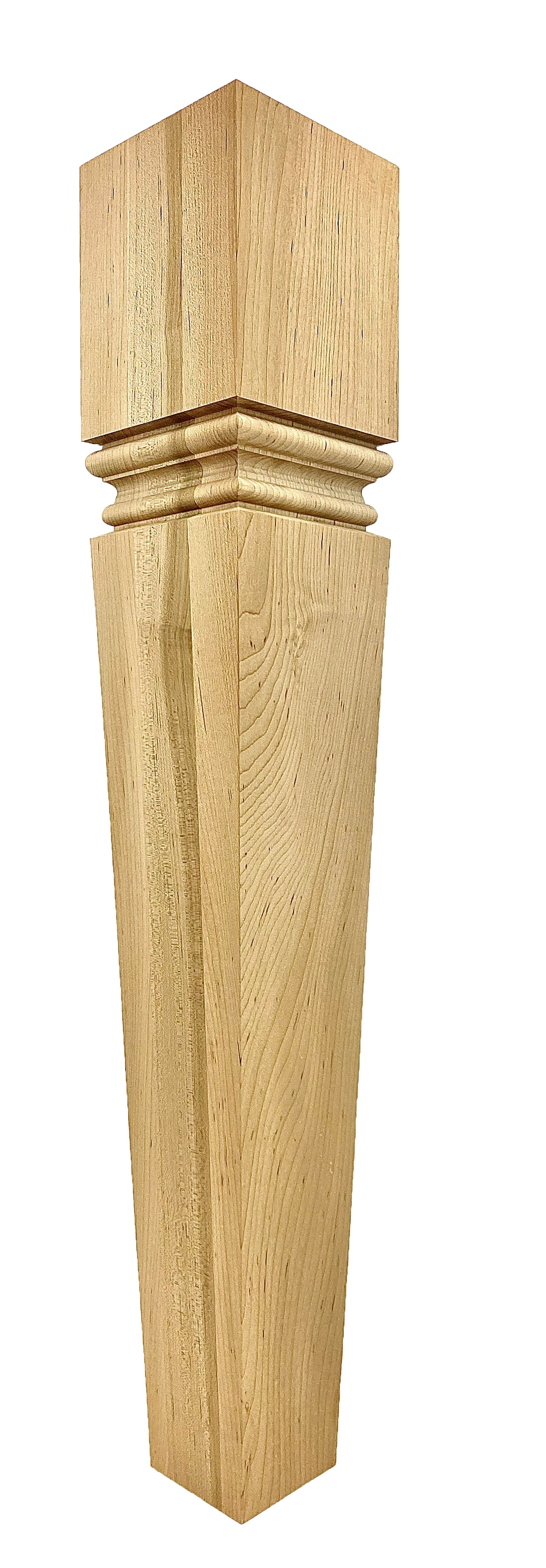 Massive Square Farmhouse Dining Table Leg - 29" Tall x 5" Wide ...