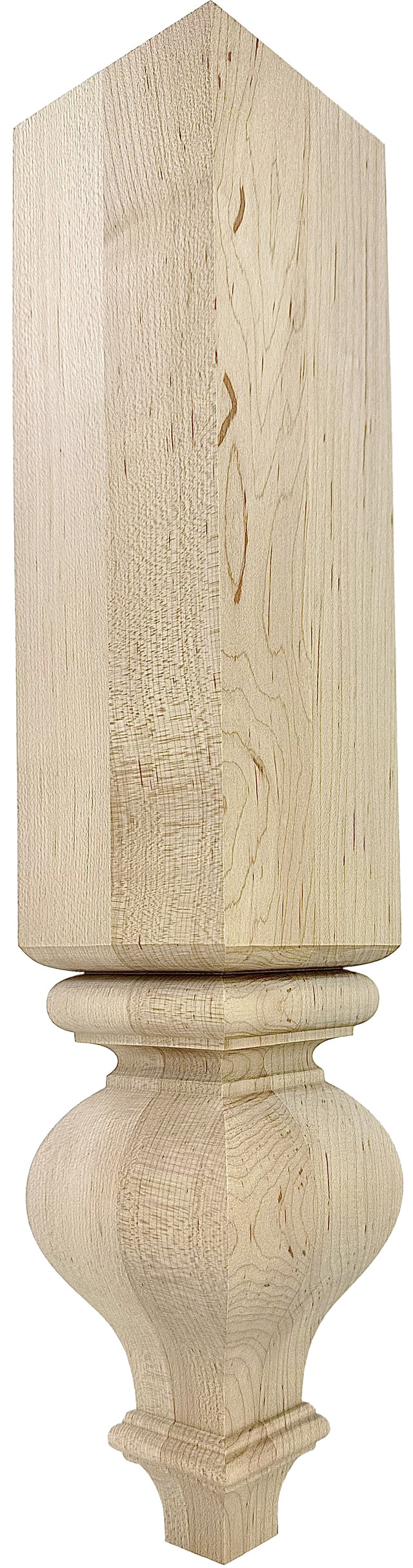 Modern Square Meridian Coffee Table Leg - 18" Tall x 3 1/2" Wide ...