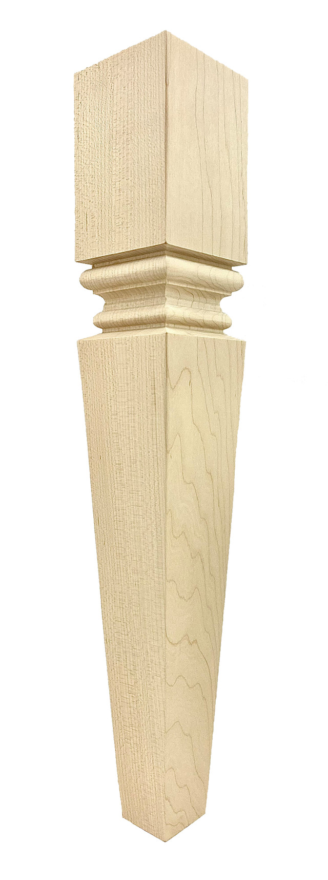 Modern Square Meridian Coffee Table Leg - 18" Tall x 3 1/2" Wide ...