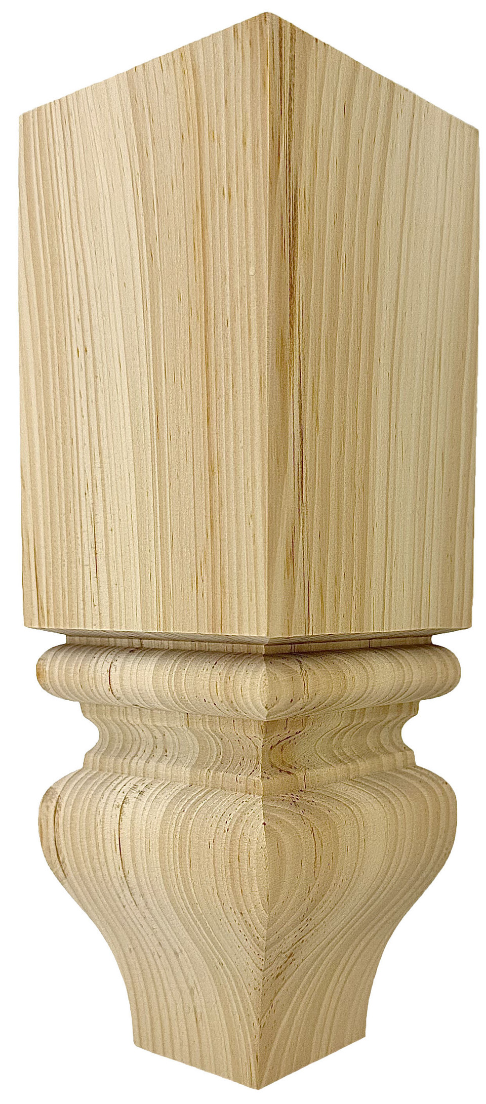 Square Baymont Sofa Leg - 10" Tall x 3 1/2" Wide - Highland Manor Wood ...