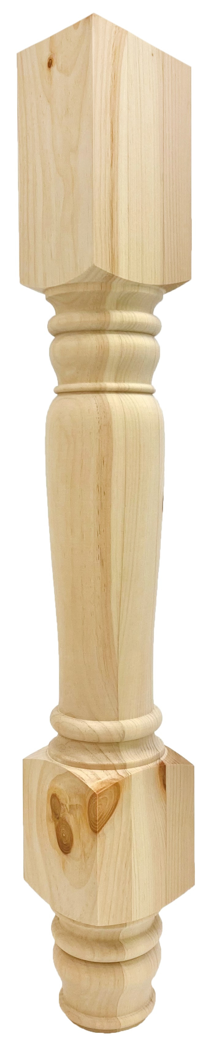 Modern Square Meridian Dining Table Leg - 29" Tall x 4" Wide - Highland ...
