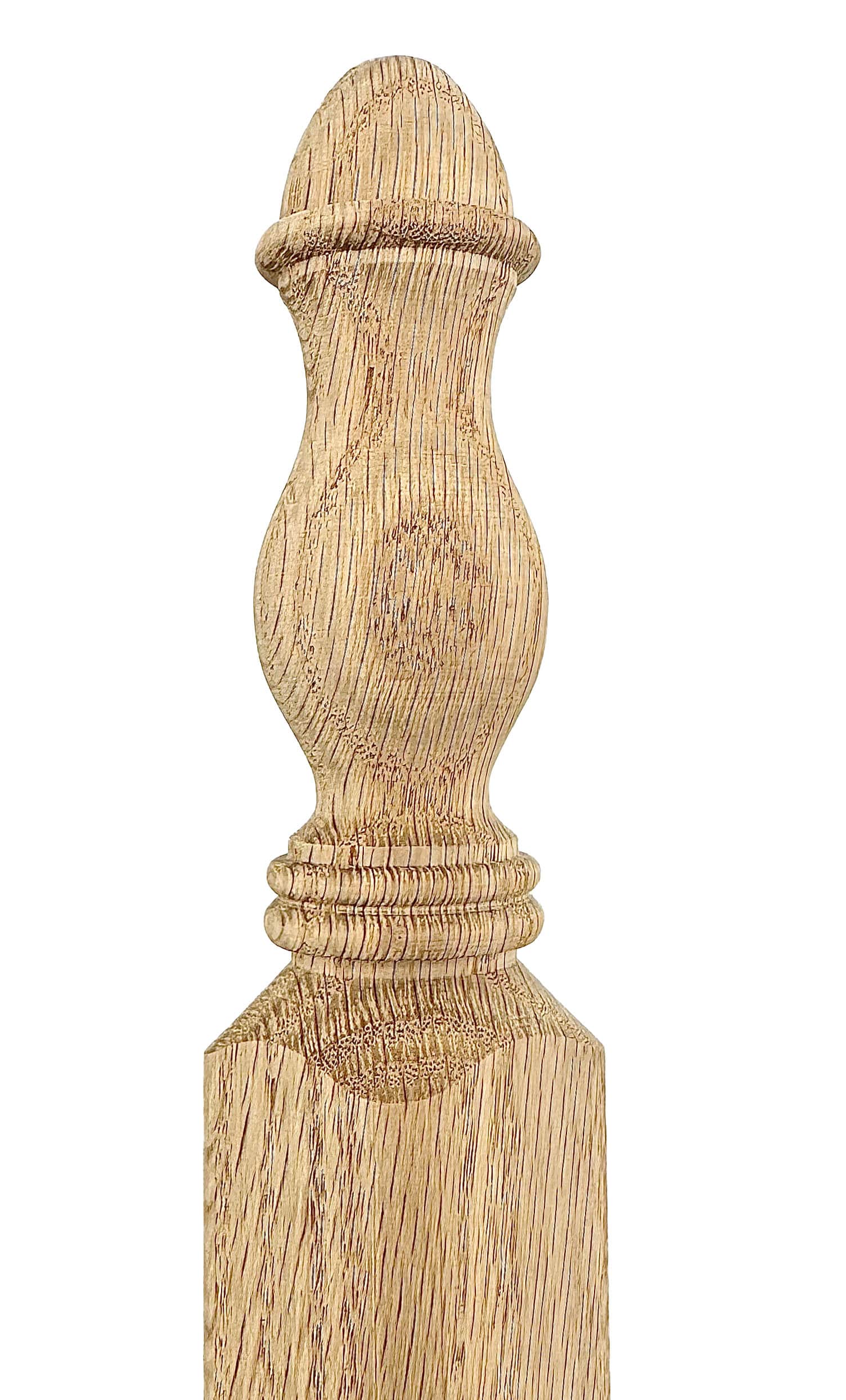 Round On Square Traditional Corner Guard Both Ends Turned - 48" Tall x ...