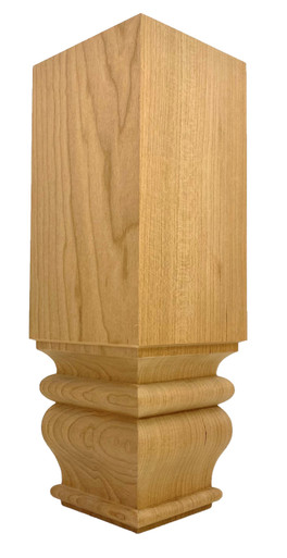 Square Tavern Sofa Leg - 10" Tall x 3 1/2" Wide - Highland Manor Wood ...