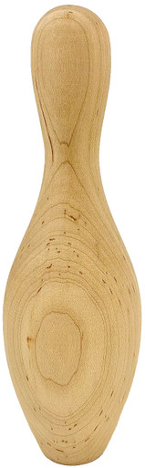 Mini Bowling Pin - 7 1/2" Tall x 2 3/8" Wide - Highland Manor Wood ...