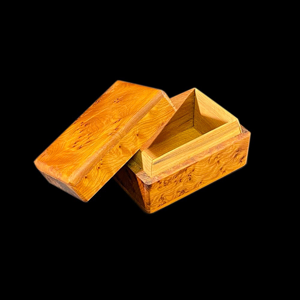 Thuya Wood Small Rectangle Box - FossilsPlus.com - Quality Fossils for ...