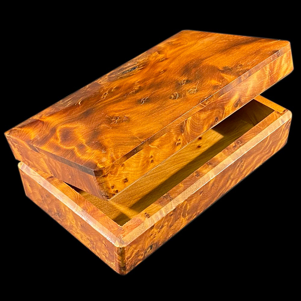 Large Thuya Wood Rectangle Box